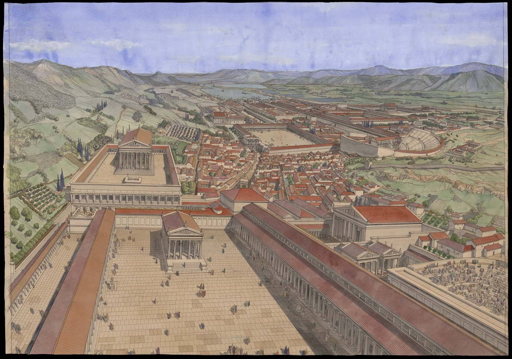 Ephesus (Ephèse), vue générale - Jean-Claude Golvin